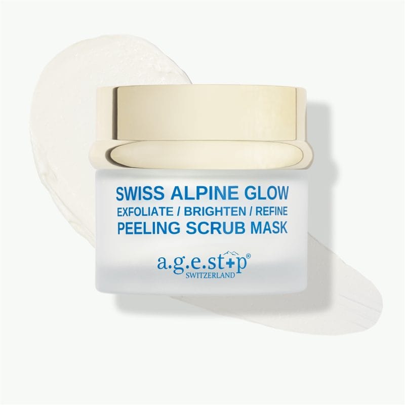 SWISS ALPINE GLOW SCRUB PEEL MASK - Anti Aging Snow Algae Cosmetic ...
